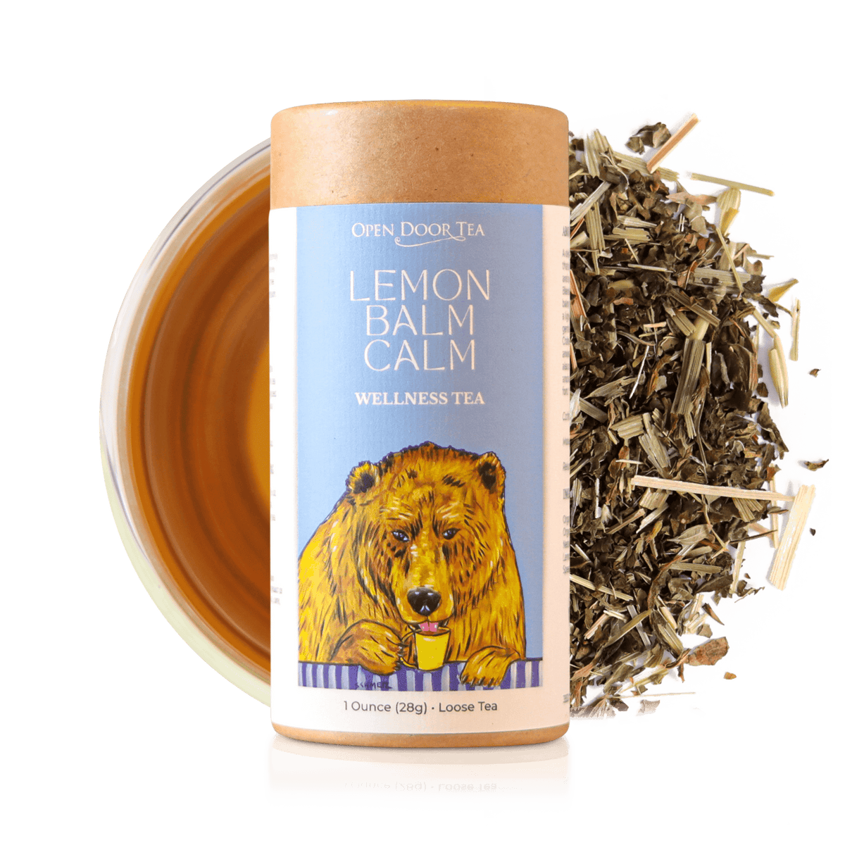 Lemon Balm Calm | Organic Herbal, Functional Tea, Loose Leaf – Open ...