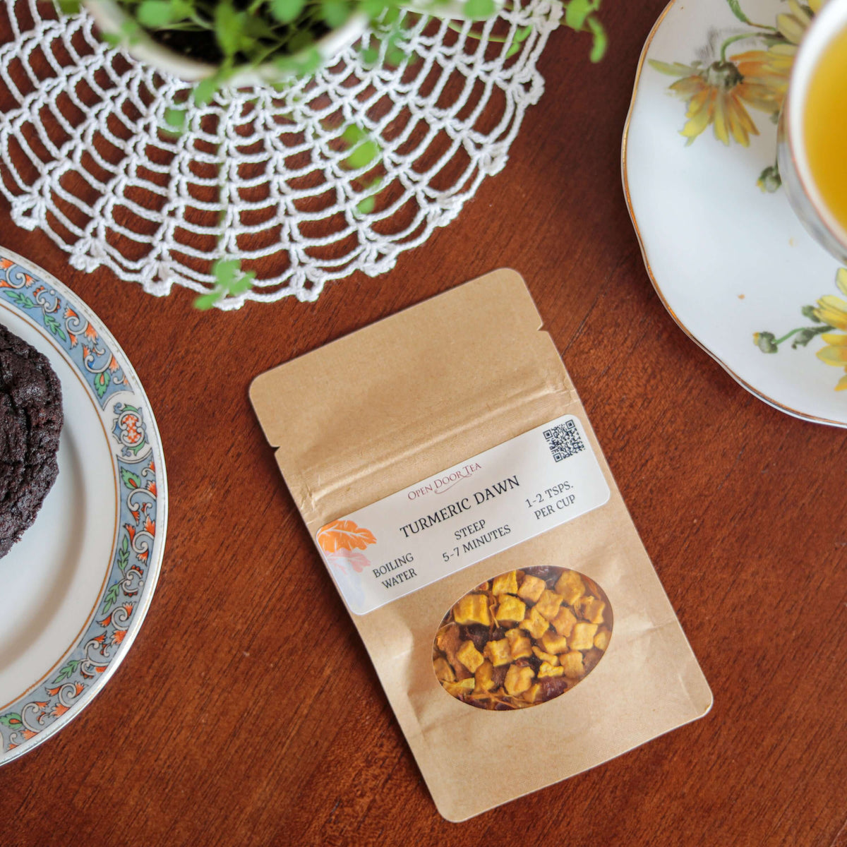 Turmeric Dawn | Herbal, Functional Tea, Loose Leaf – Open Door Tea CT