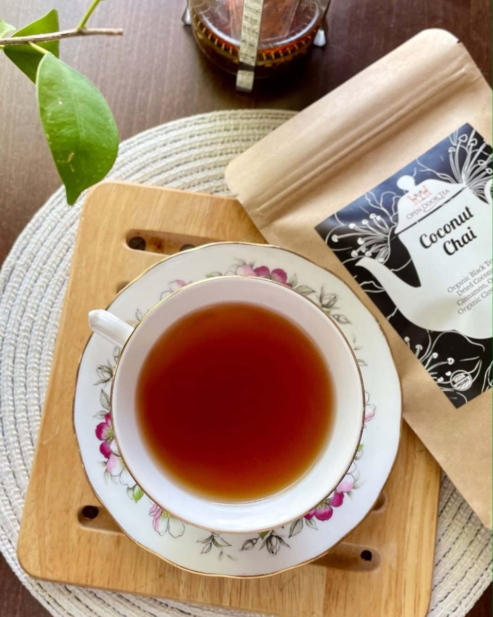 Coconut Chai | Black Tea, Loose Leaf – Open Door Tea CT