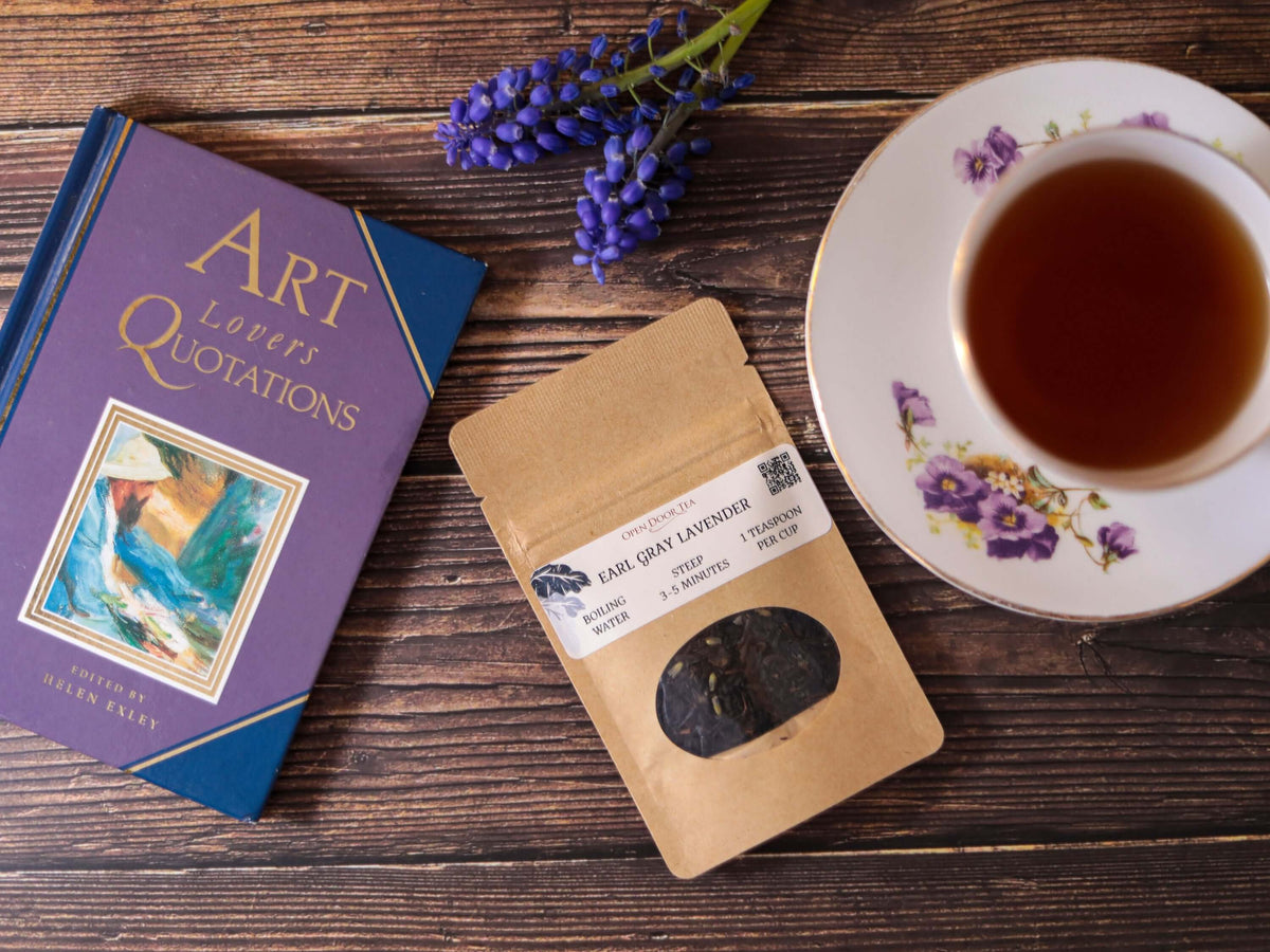 Earl Gray Lavender | Black Tea, Loose Leaf – Open Door Tea CT