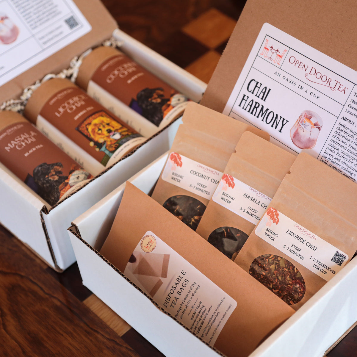 Chai Tea Sampler | 3 Loose Leaf Teas for Gifts & Tastings – Open Door ...