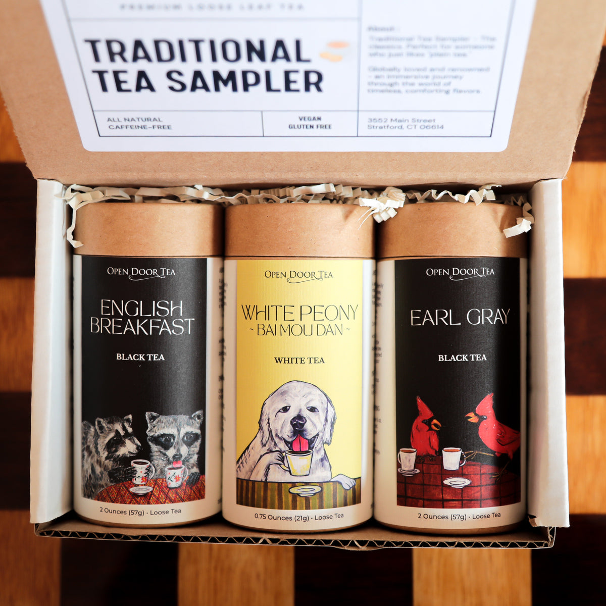 Traditional Tea Sampler | 3 Loose Leaf Teas for Gifts & Tastings – Open ...
