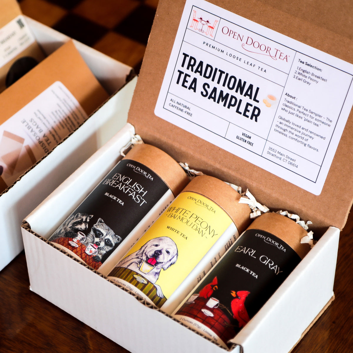 Traditional Tea Sampler | 3 Loose Leaf Teas for Gifts & Tastings – Open ...