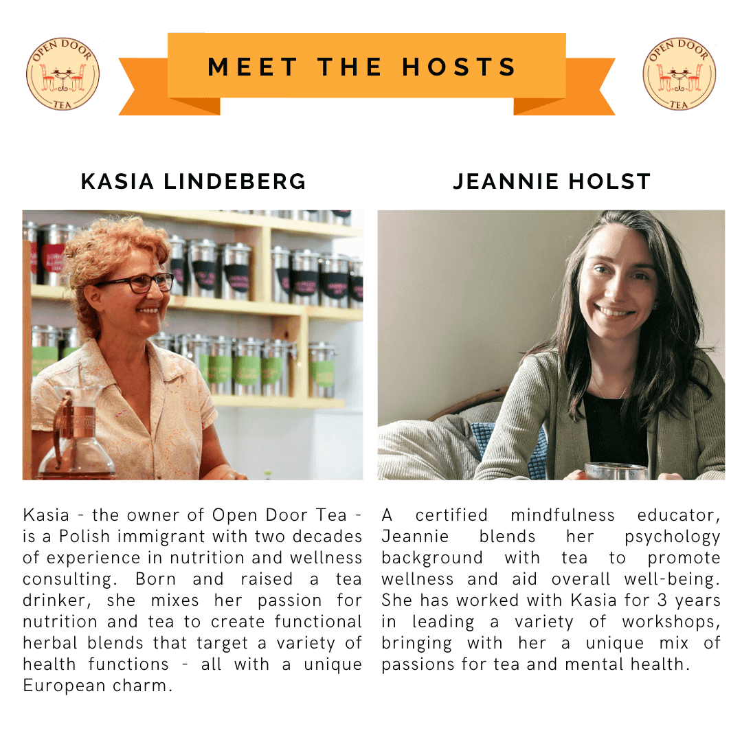 Virtual Tea Time & Tasting – Open Door Tea CT